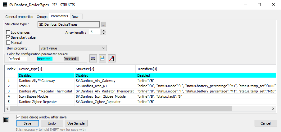 Communication with Danfoss devices via Danfoss cloud